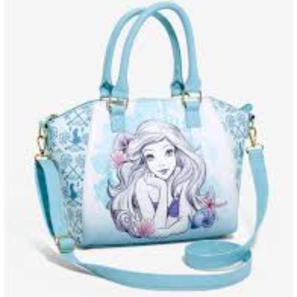 Loungefly | Bags | Loungefly Disney The Little Mermaid Blue Watercolor ...